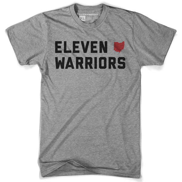 Eleven Warriors Gray Tee – Eleven Warriors Dry Goods