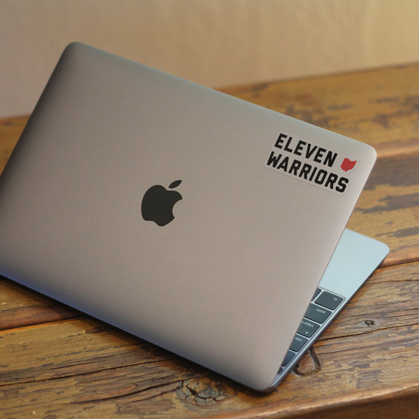 Eleven Warriors Clear Sticker – Eleven Warriors Dry Goods